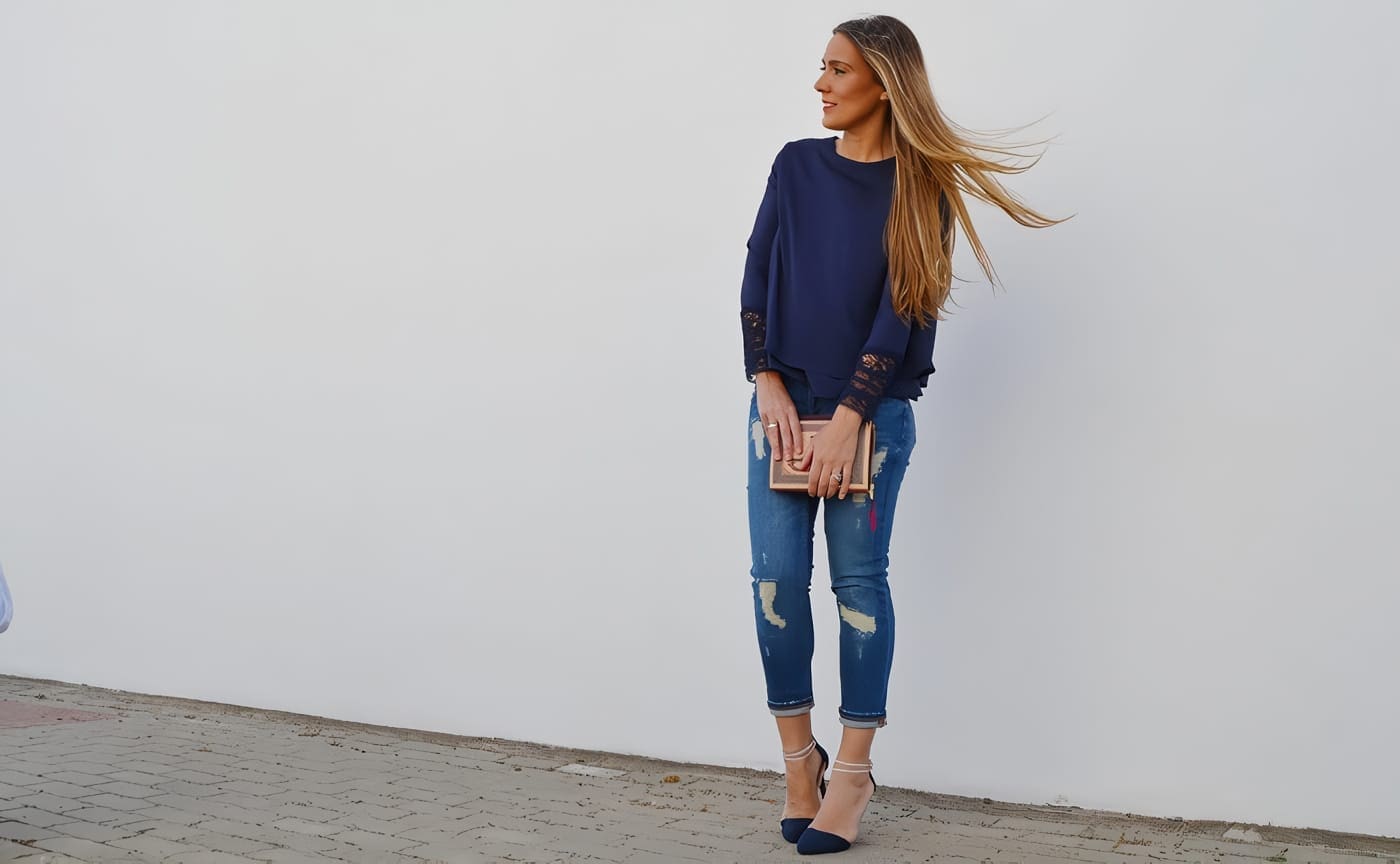 Vestirse De Azul, Looks De Moda Con Azul, Combinar Ropa